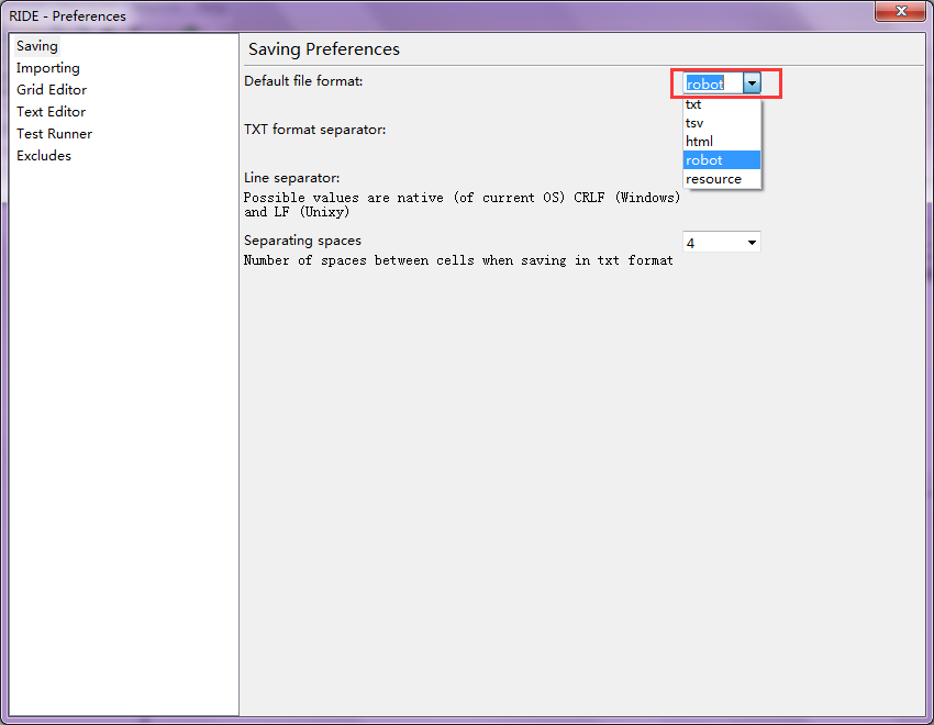 Robotframework之ried运行测试用例报错suite ‘xxx‘ Contains No Tests Matching Name ‘xxx‘ In Sin Suite 