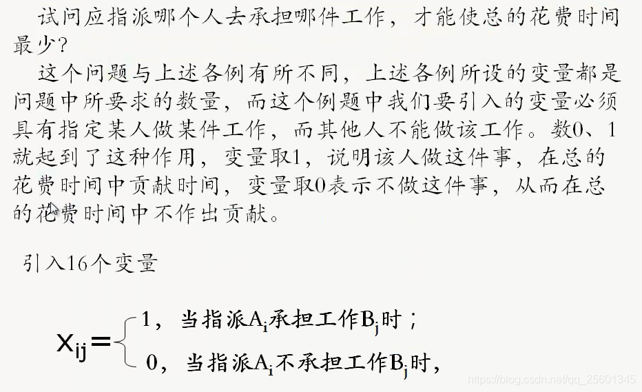 【数学建模】非线性规划模型与01规划模型(最优化)01模型 Csdn博客
