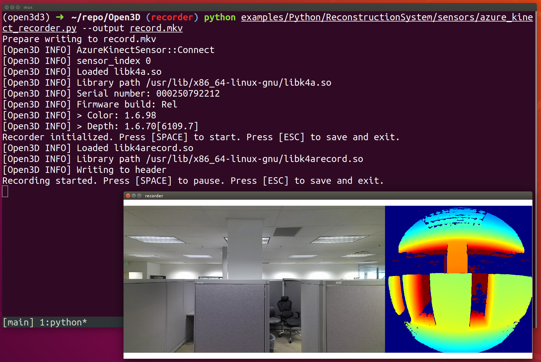 Open3d学习计划——13（Azure Kinect）_azure kinect viewer-CSDN博客