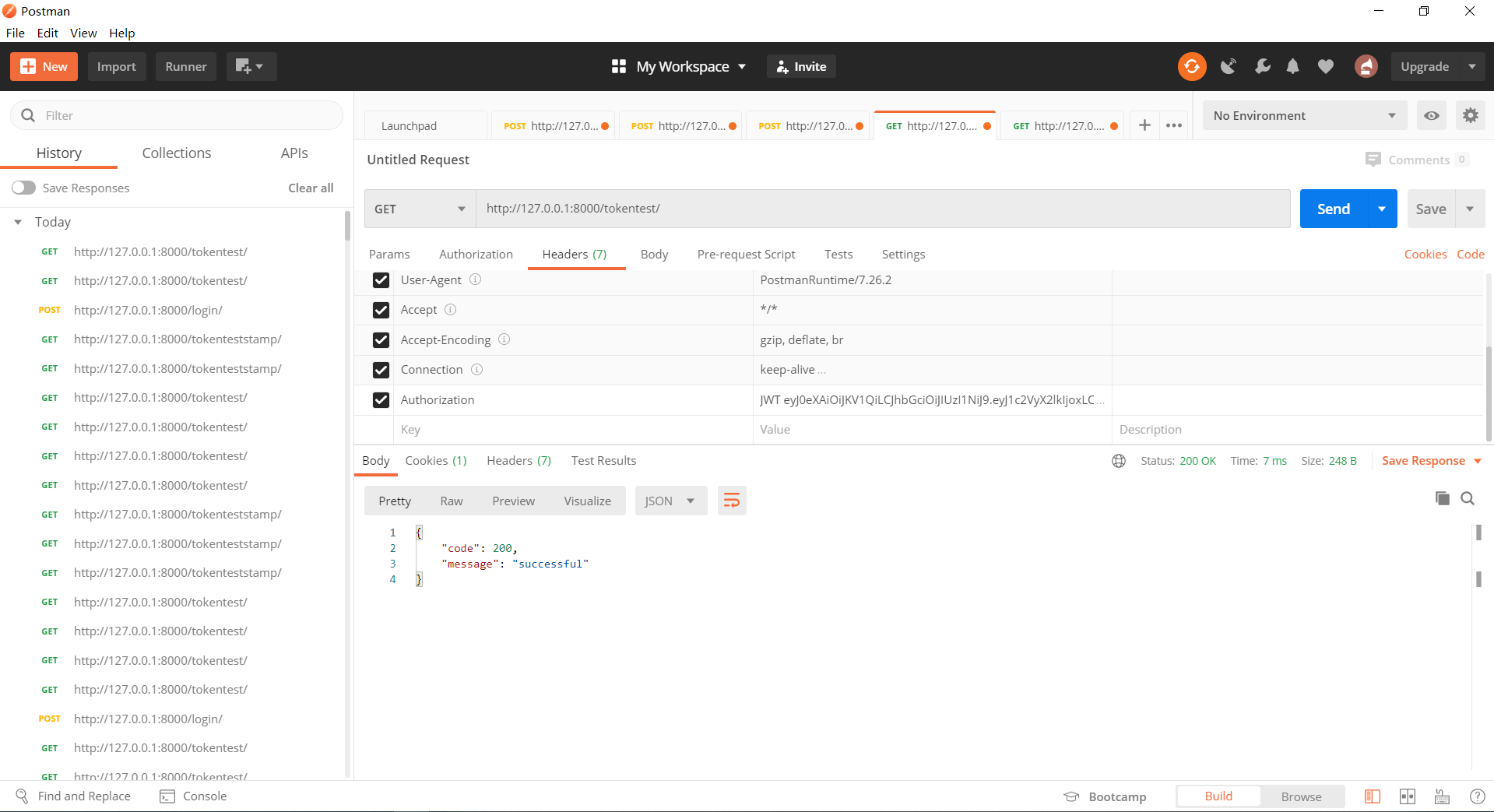 Django使用Pyjwt、rest-framework、rest-framework-jwt 生成token-CSDN博客