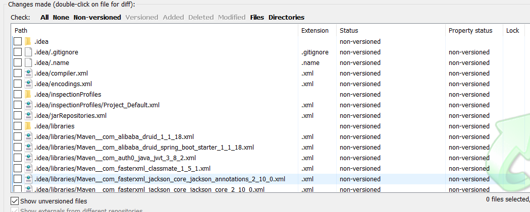 SVN协同开发时忽略本地配置文件的上传_non-versioned-CSDN博客