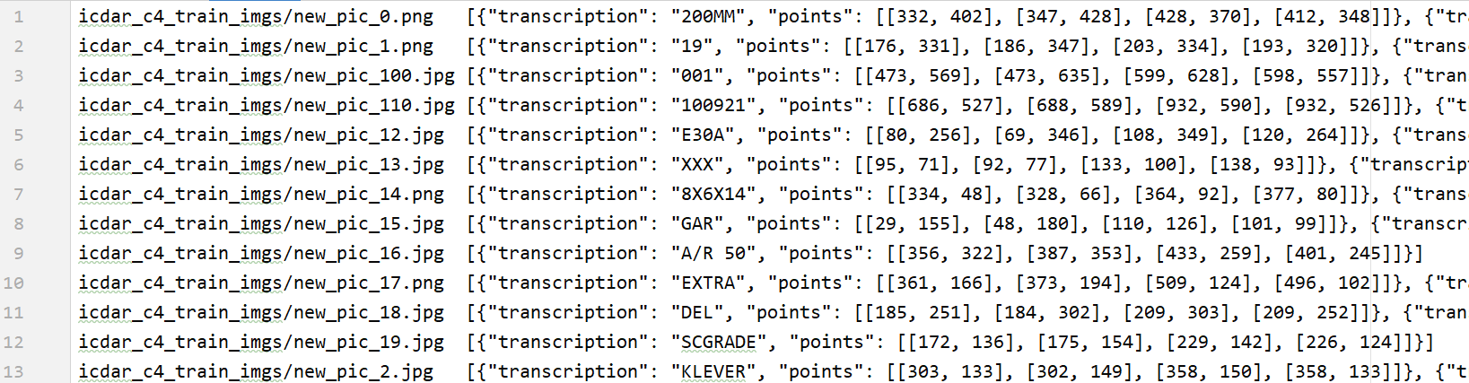 labelme标注的json文件转为paddleOCR提供的标注文件格式-CSDN博客