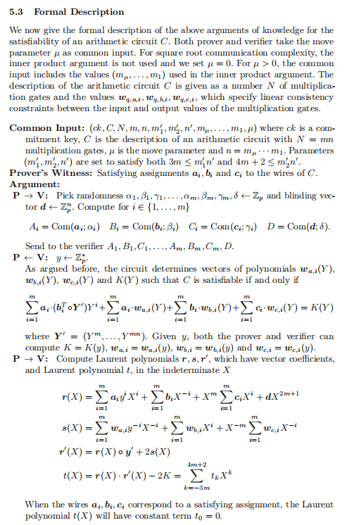 Efficient Zero-Knowledge Arguments for Arithmetic Circuits in the Discrete Log Setting学习笔记-CSDN博客