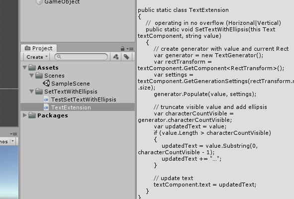 Unity UGUI 之 实现 Text 文本文字过长，省略号显示（TextMeshPro 和常规 Text 二种方法）_charactercountvisible-CSDN博客