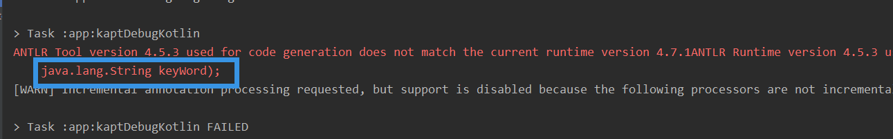 A failure occurred while executing org.jetbrains.kotlin.gradle.internal.KaptExecution-CSDN博客