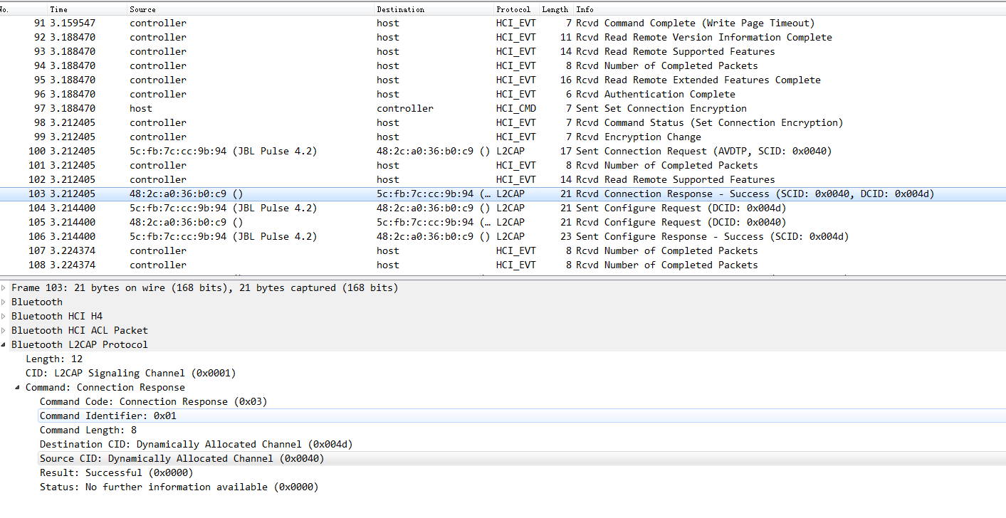 蓝牙开发那些事儿（7）——l2cap层连接过程_l2cap连接鉴权-CSDN博客
