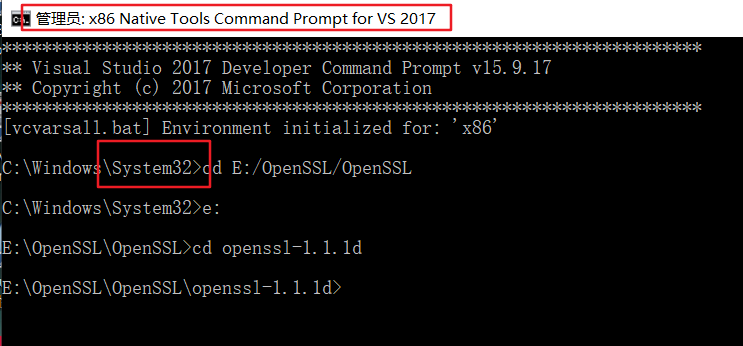 VS2017下编译openssl-1.1.1d.tar.zip_failure! build file wasn't produced. please read i-CSDN博客