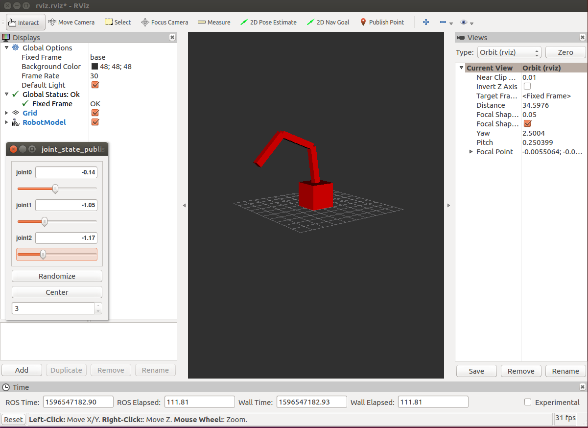 Rviz玩转三轴机械臂_控制rviz中机器人的关节位置-CSDN博客