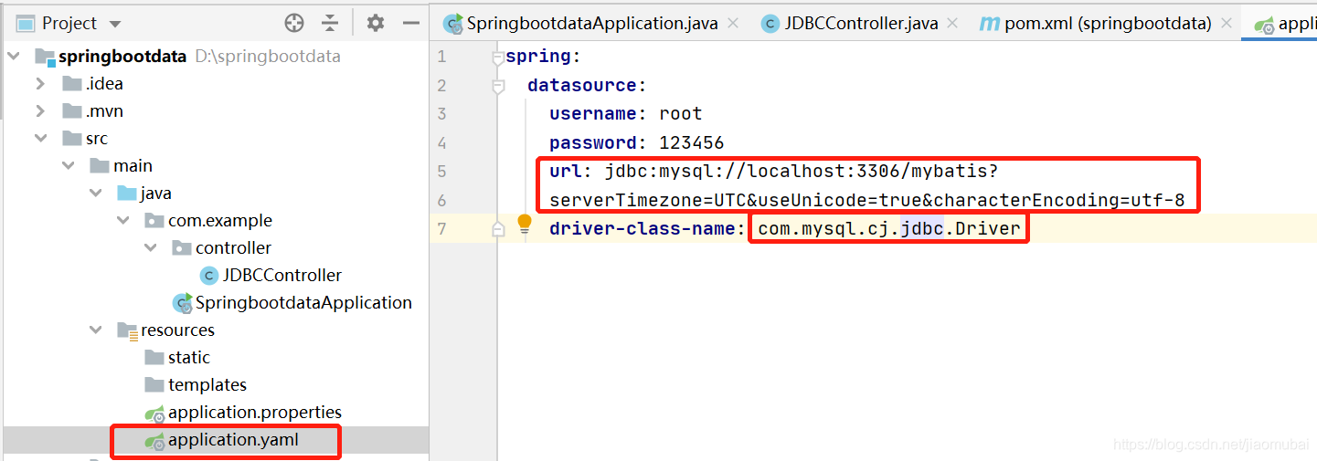 Springboot整合jdbc使用spring Boot可以一个用jdbc一个用配置文件 Csdn博客