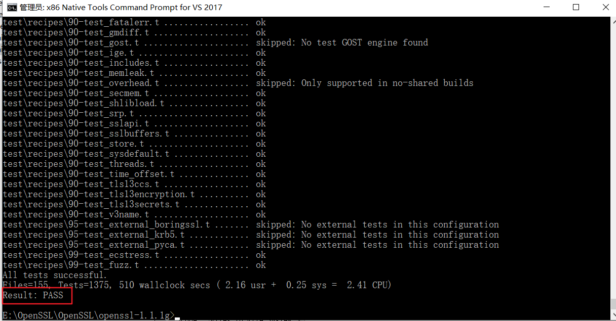 VS2017下编译openssl-1.1.1d.tar.zip_failure! build file wasn't produced. please read i-CSDN博客