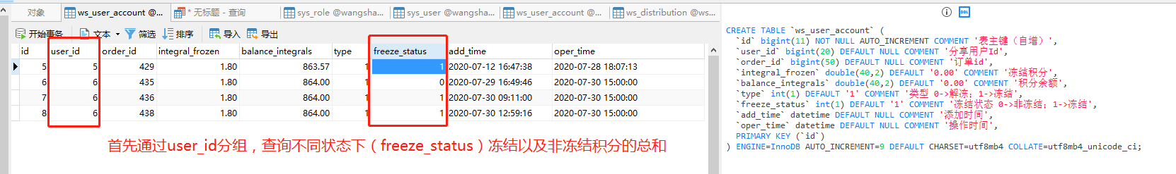 Sql语句 根据不同状态分组查询不同字段总和 Sql根据状态分组 Csdn博客