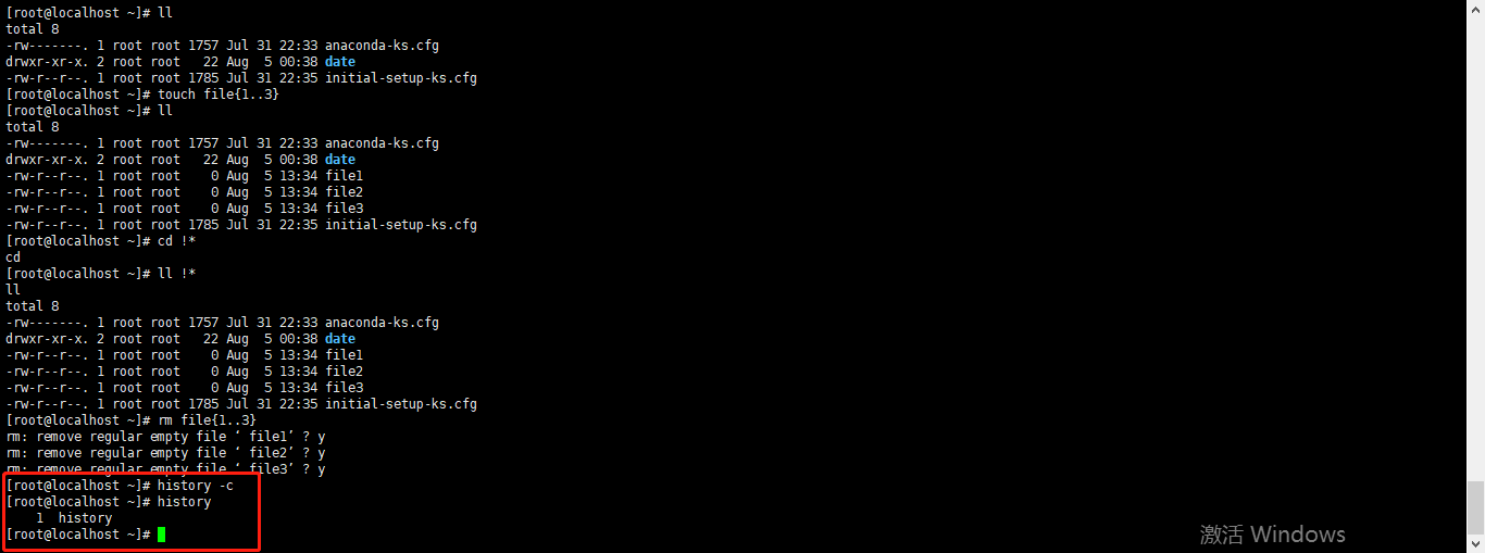 linux 命令历史行的用法及tab键用法_linux练习使用tab命令,使用history-CSDN博客