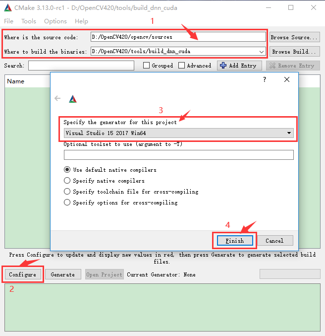 Windows系统下配置OpenCV_DNN模块使用CUDA加速(Windows10、VS2017、CUDA10.1、cuDNN7.6.5、OpenCV4.2.0)_cuda10.2支持的 ...