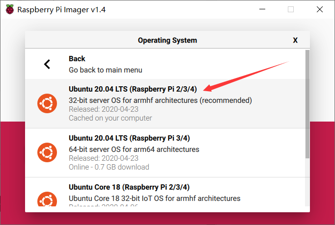树莓派2B安装Ubuntu 20.04_树莓派系统2b-CSDN博客