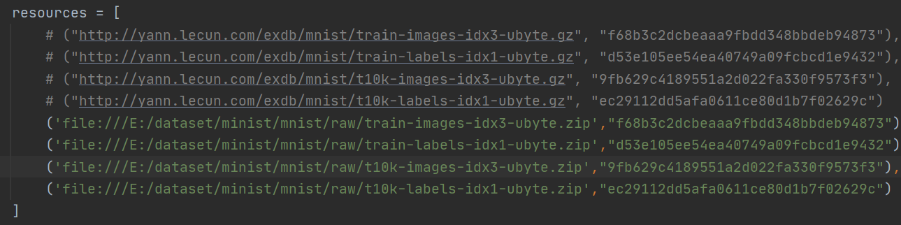 【Pytorch】使用torchvision下载mnist数据集速度过慢而报错的解决方案_更换mnist下载源-CSDN博客