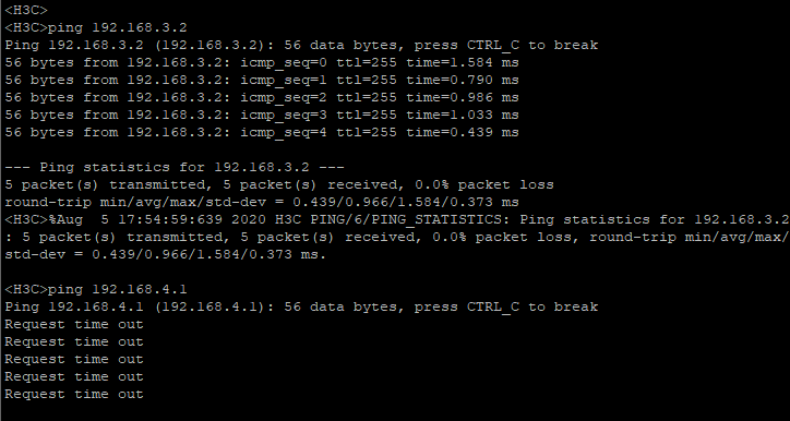 H3C VLAN间通过ACL进行隔离_h3c 交换机acl隔离vlan-CSDN博客