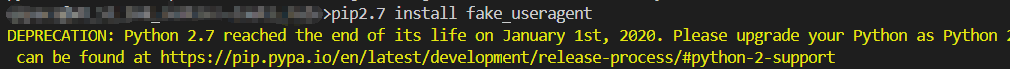 【python报错】ImportError: No module named fake_useragent_python no module named 'useragent-CSDN博客