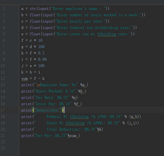 Python练习题 基本语法（1-18）二_python题编写一个程序输入三角形三个顶点,显示面积-CSDN博客