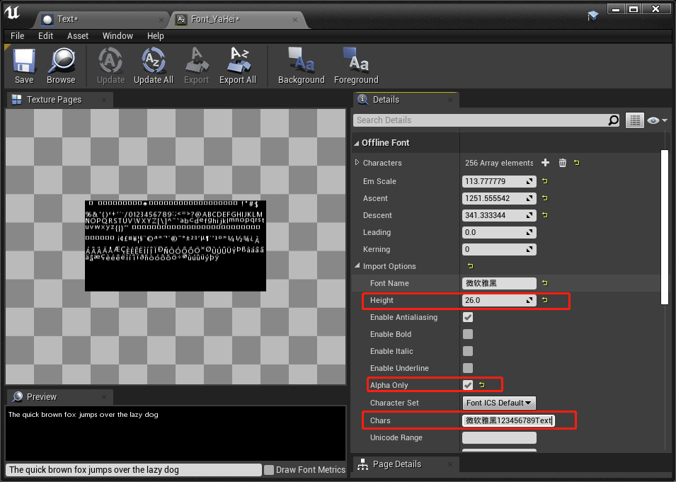 UE4制作导入中文字体_ue中 思源字体做成 offline-CSDN博客