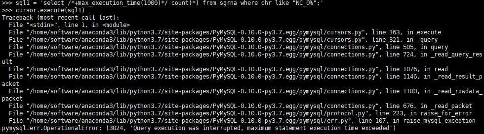 pymysql-限制单次查询最大时间_pymysql.connect()如何控制超时时间-CSDN博客