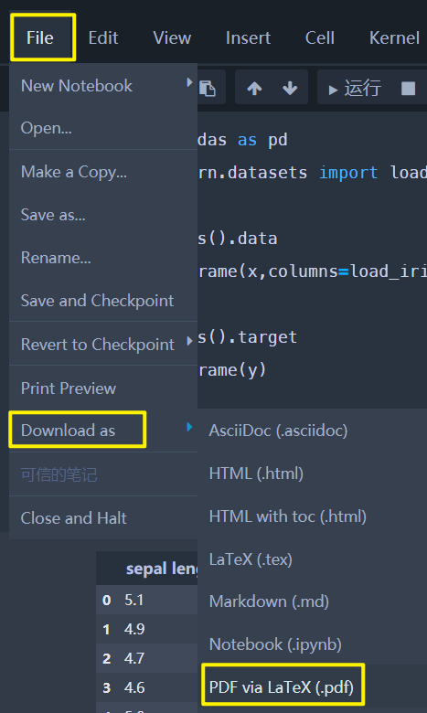 Jupyter Notebook导出PDF时报错“nbconvert failed: xelatex not found on PATH……”的解决办法_nbconvert failed ...