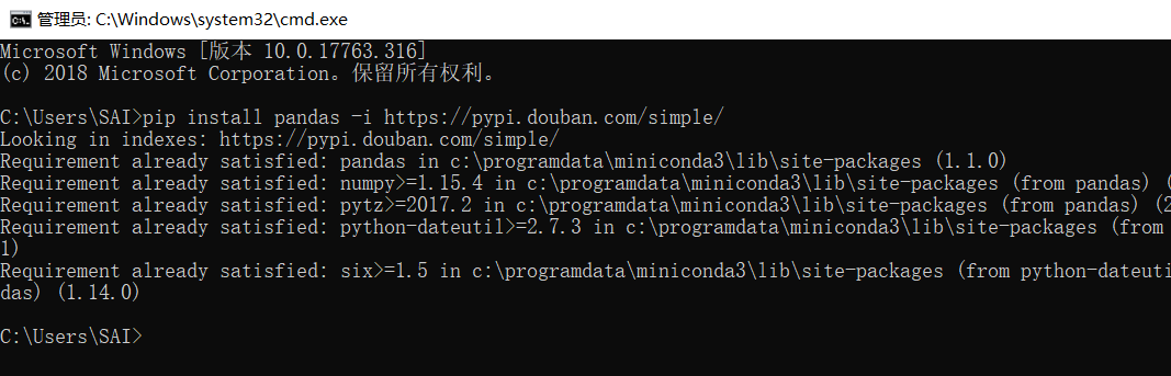 Numpy,Pandas,Matplotlib,Slearn环境的快速安装_1. 简答题安装 numpy、scipy、matplotlib ...