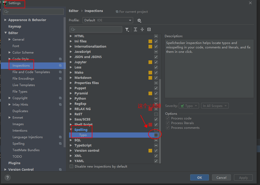 pycharm单词底部有绿色的波浪线_pycharm绿色下划线-CSDN博客