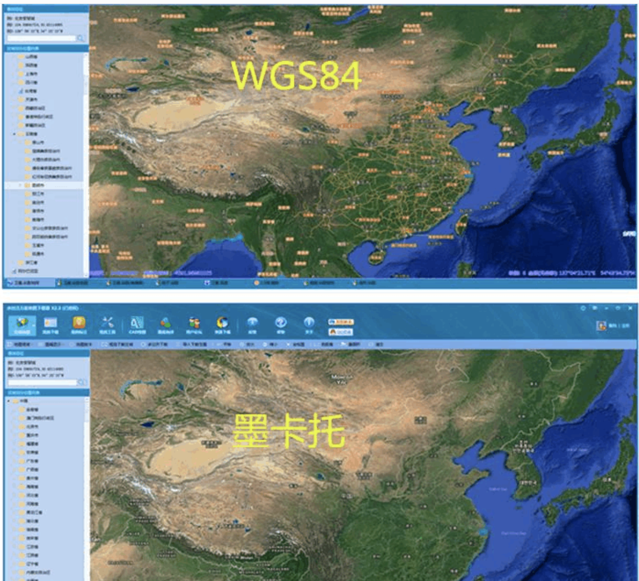 投影坐标区分：wgs84与web墨卡托_wgs84和墨卡托投影关系-CSDN博客