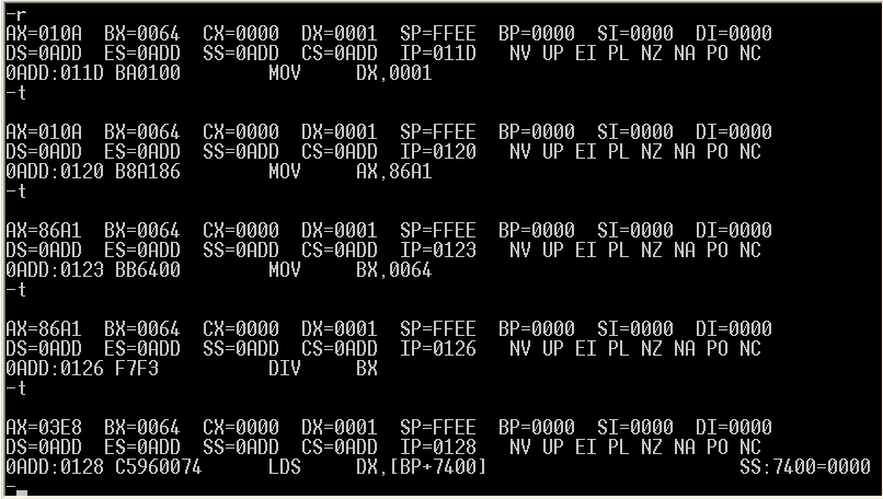 汇编语言的div指令 ax dx bx_汇编大于65535-CSDN博客