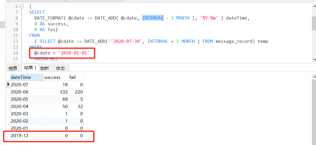 Mysql查询一段时间内的数据，没有数据的日期补全0查询账单表一段时间内的数据如果没有某天的数据则返回列表中设置当日的数据为0 Csdn博客