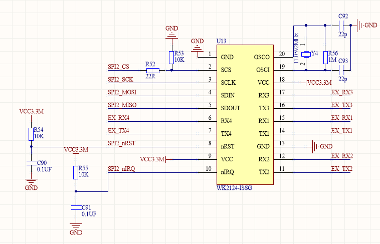 STM32F407用wk2124芯片编写SPI转四路串口驱动-CSDN博客