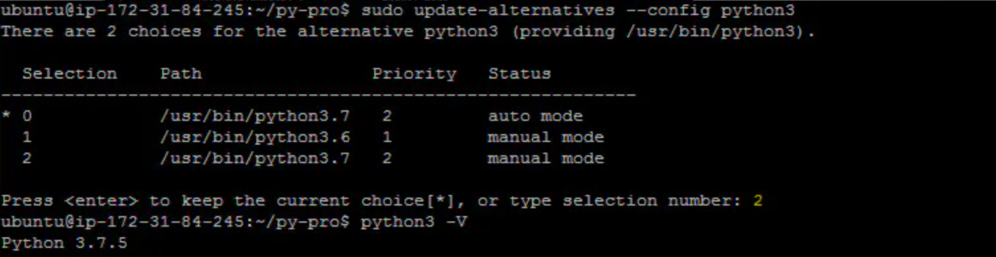Ubuntu18.04x64更新Python3.7，并改变python3指向，和遇到的坑_modulenotfounderror: no module named '_dbus_bindin ...