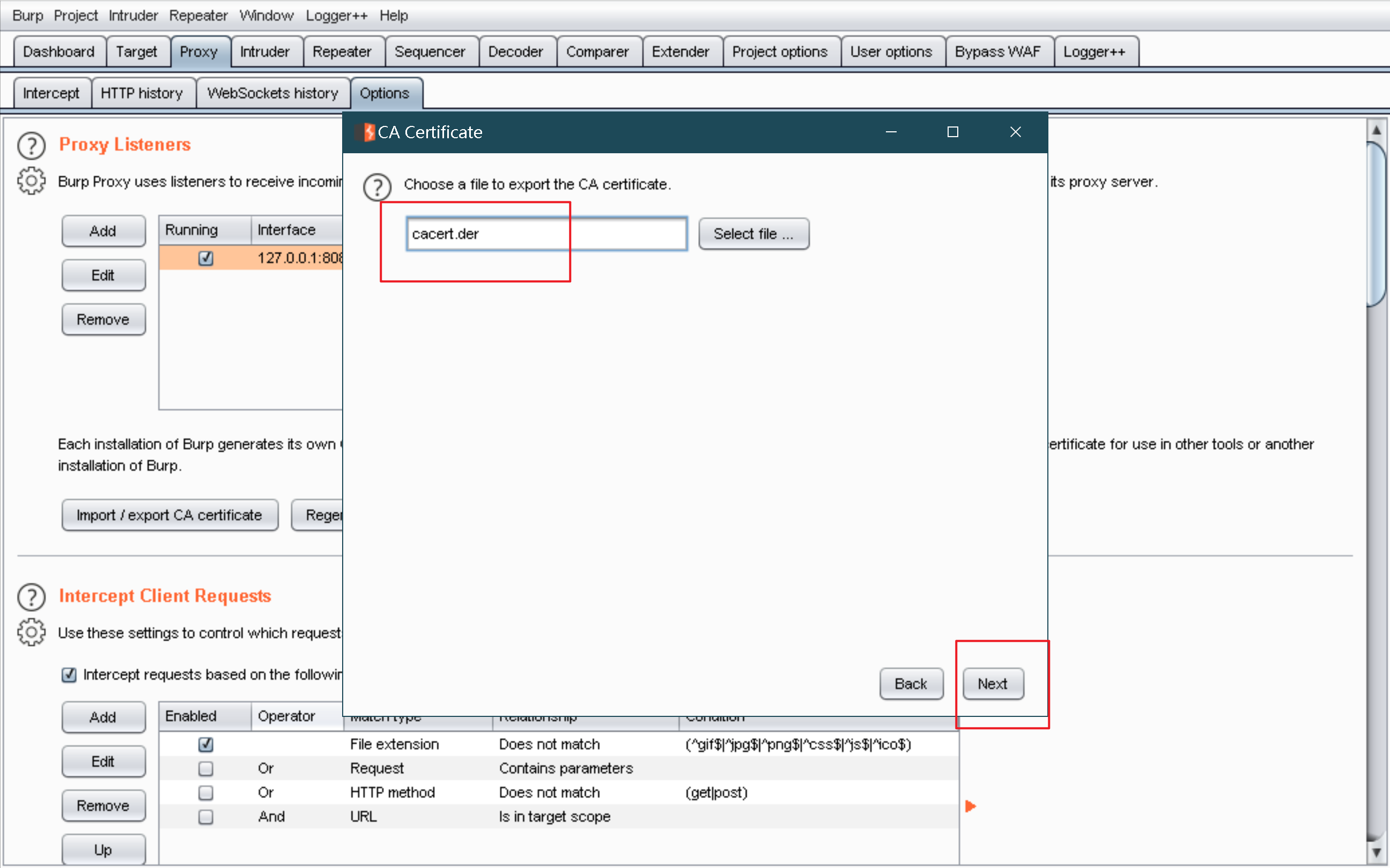 Burp Suite未连接：有潜在的安全问题 PortSwigger CA 造成-CSDN博客