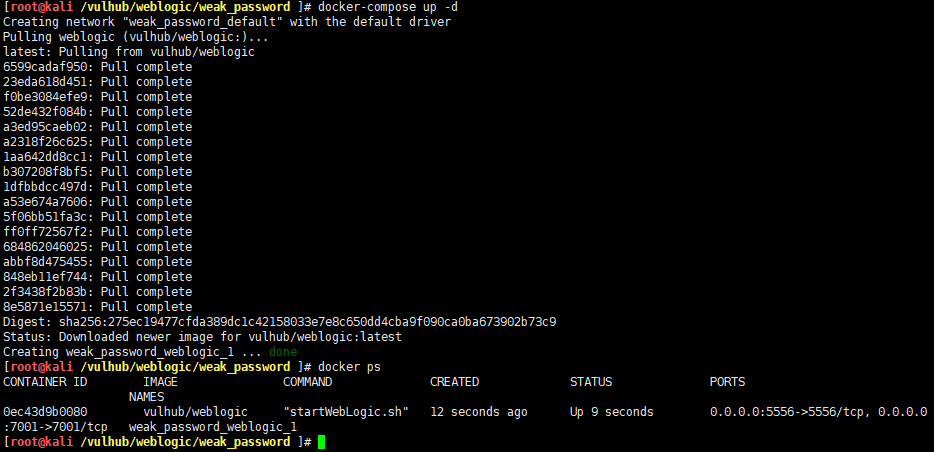 Weblogic(weak_password)任意文件读取、口令破解、文件上传 漏洞复现_weblogic账号密码加密文件解密-CSDN博客