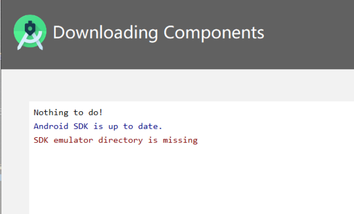 Andriod Studio 报错 -- SDK emulator directory is missing_android studio中 ...