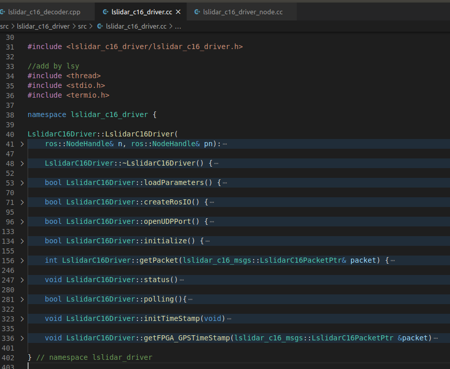 ROS下打开镭神智能c16雷达以及驱动的理解_镭神激光雷达c16驱动-CSDN博客