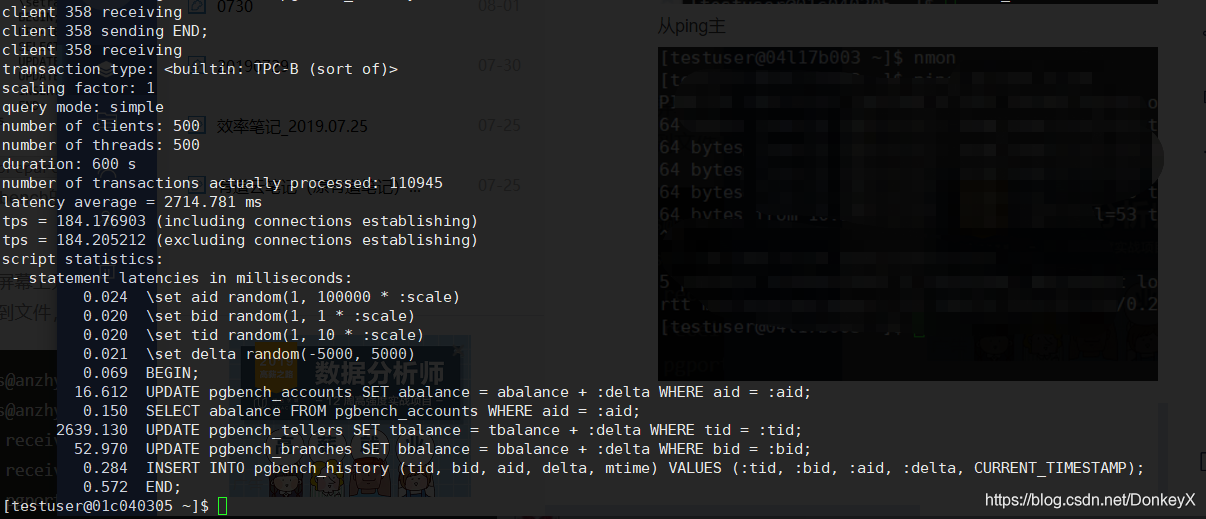 性能测试之postgresqlpg 的tps Csdn博客 2187