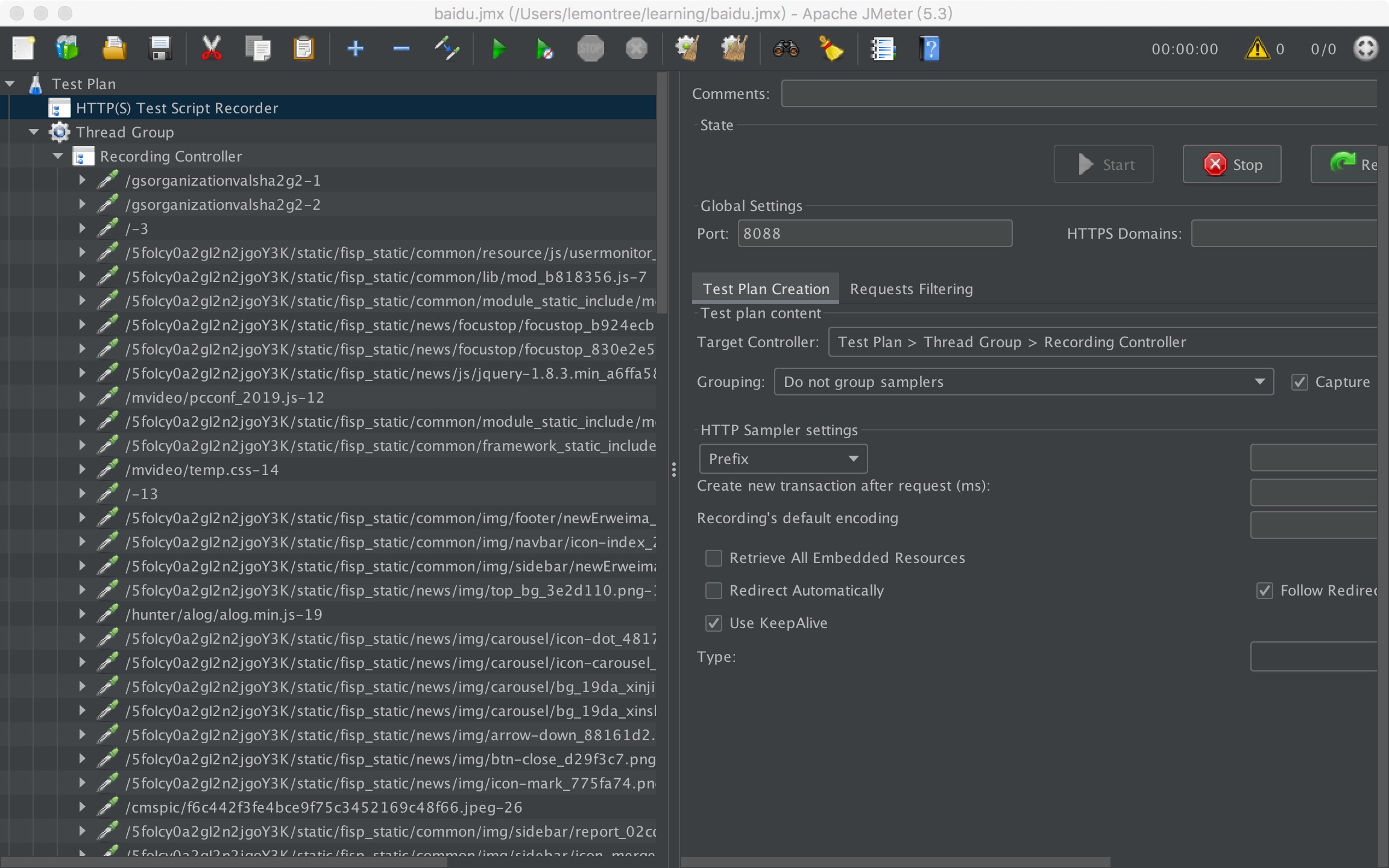 JMeter录制脚本的配置-CSDN博客