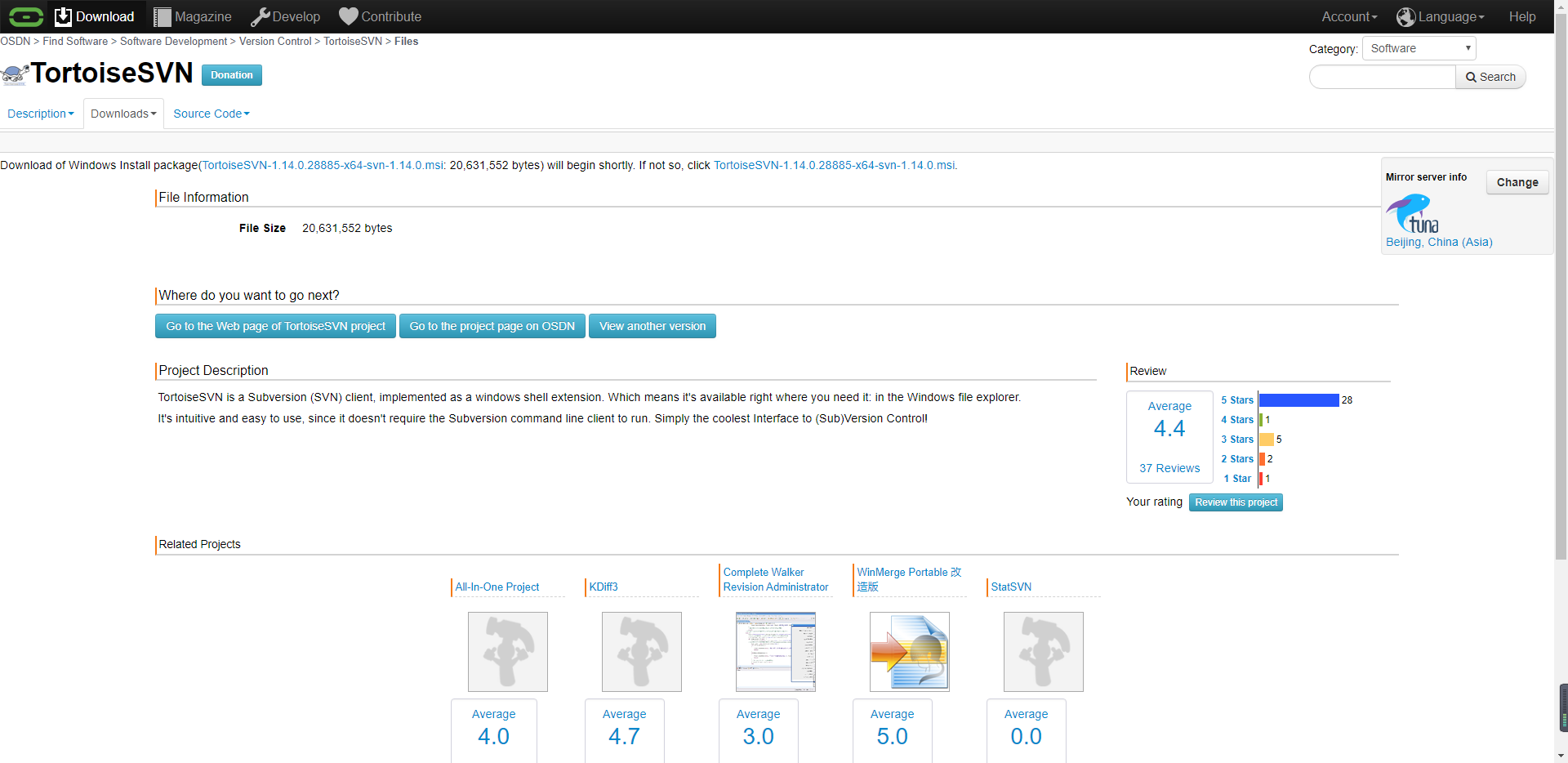 TortoiseSVN 的下载与安装_tortoisesvn官网-CSDN博客