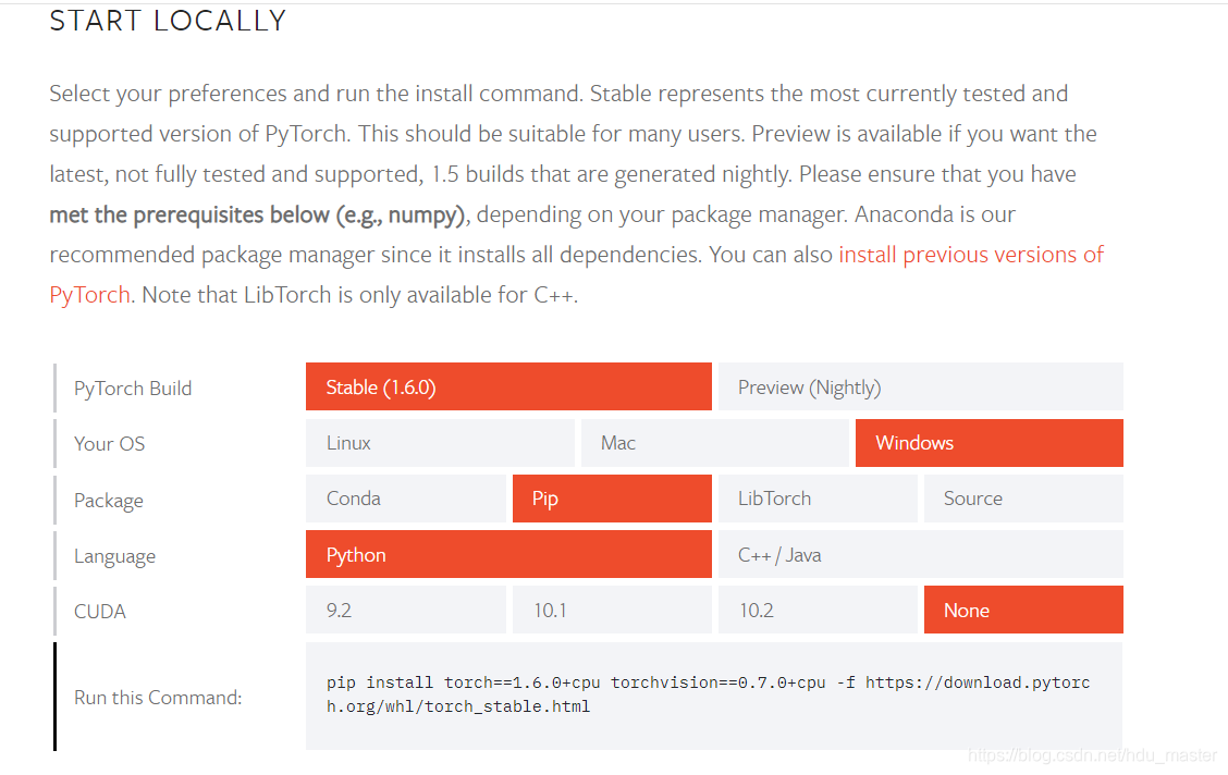 Python38安装cpu版本pytorch(实用安装教程)ubuntu中python38对应的cpu Pytorch版本 Csdn博客