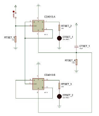 江西省电子专题大赛考点讲解一：CD4013_cd4013引脚图及功能和电路图-CSDN博客