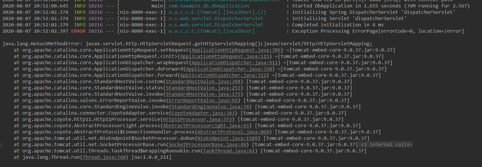 Java Lang Nosuchmethoderror错误解决 程序员大本营