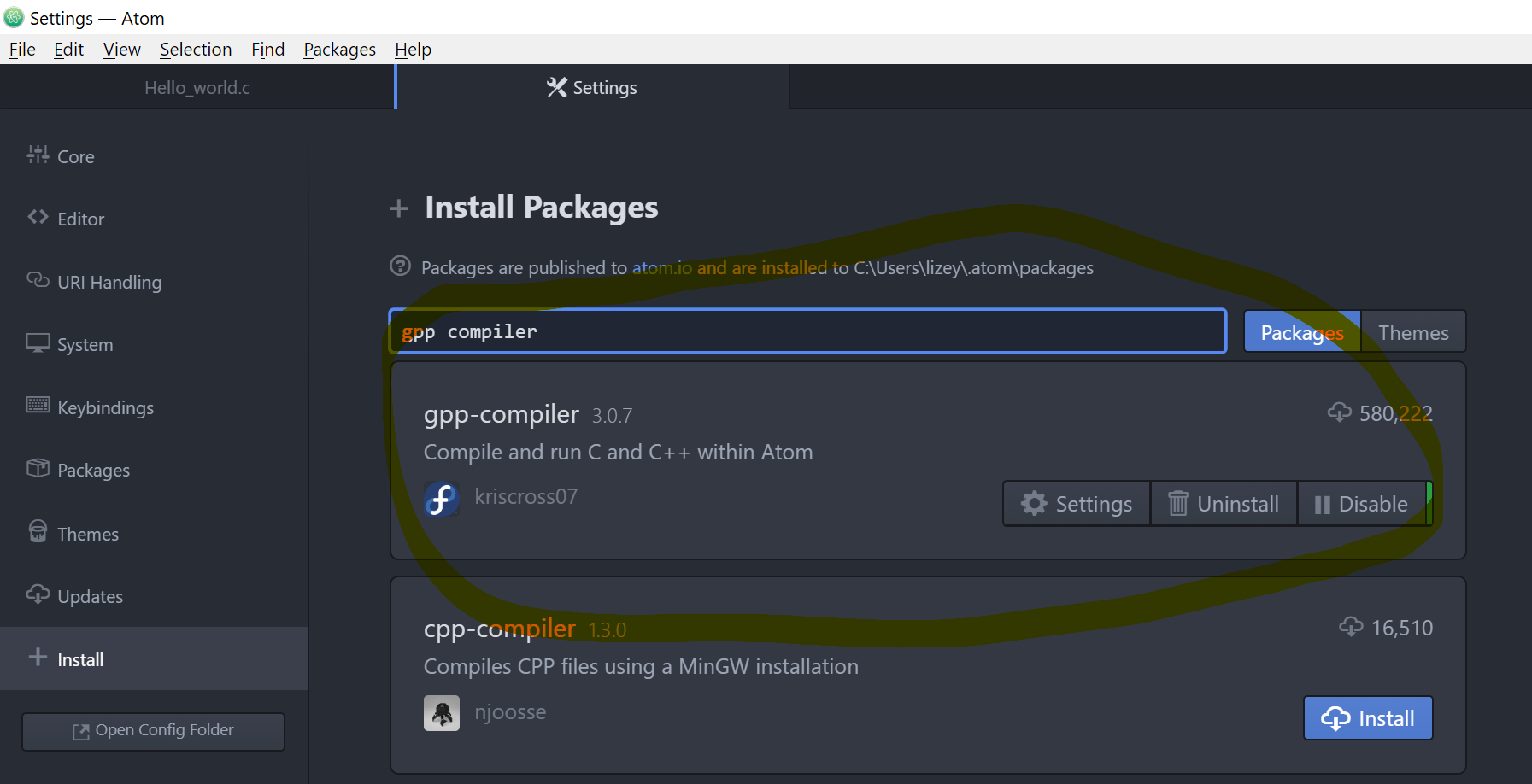 使用atom运行python、c或c程序atom运行c程序 Csdn博客 8395