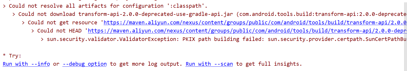 【干货】解决AndroidStudio报错Cause: unable to find valid certification path to requested target-CSDN博客