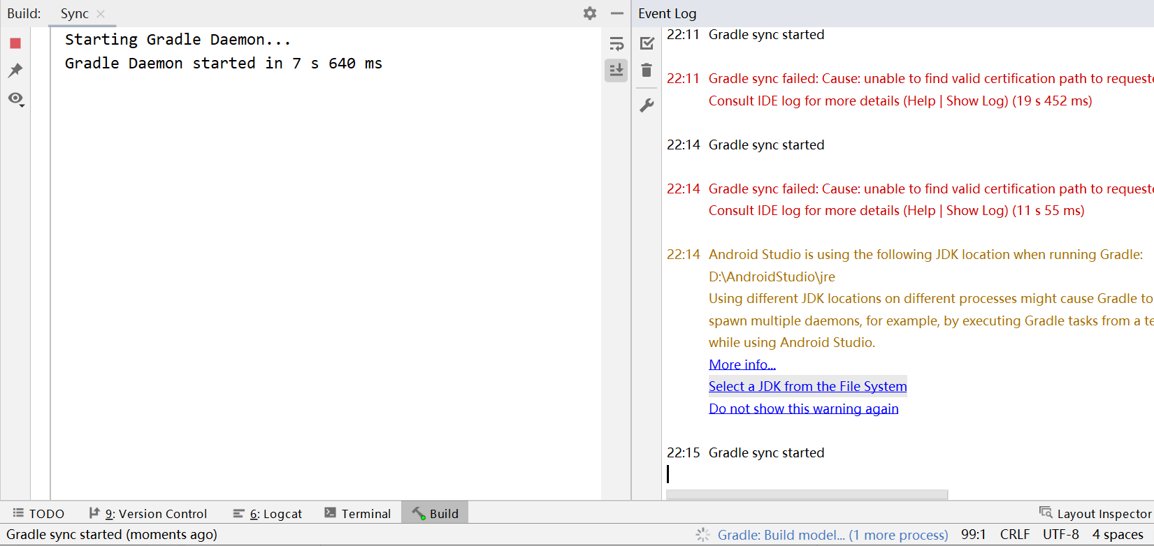 【干货】解决AndroidStudio报错Cause: unable to find valid certification path to requested target-CSDN博客