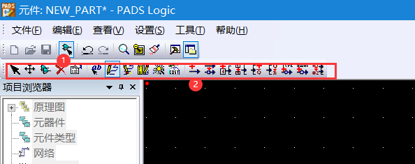 PADS（1）——用PADS Logic手动创建原理图_pads二极管在哪个库-CSDN博客