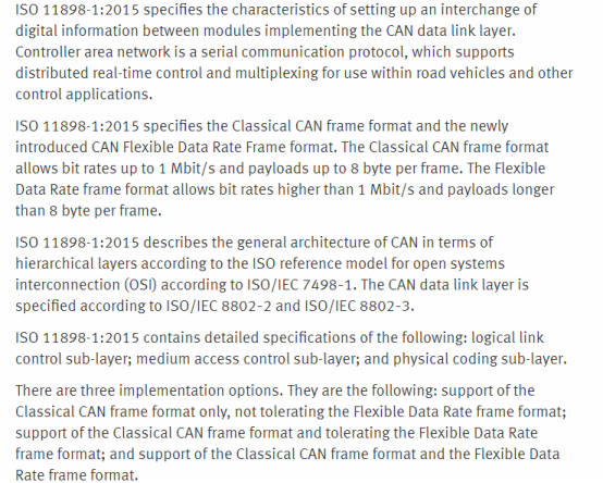 ISO 11898 CAN FD数据传输格式标准(初级）_canfd iso标准-CSDN博客