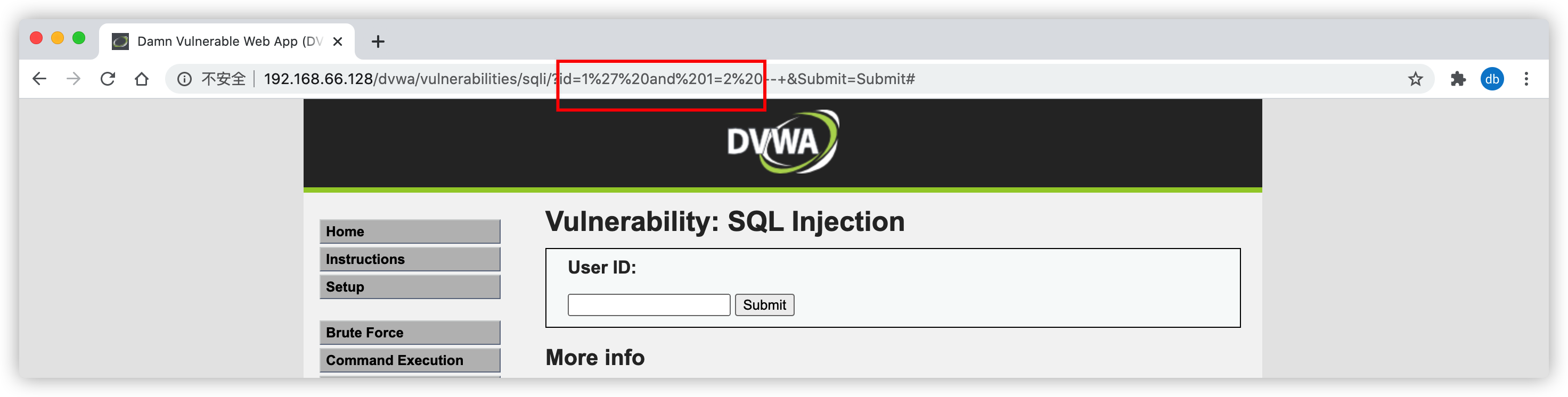 owaspbwa-DVWA-SQL注入_owasp 进入 dvwa 的 sql注入靶场-CSDN博客